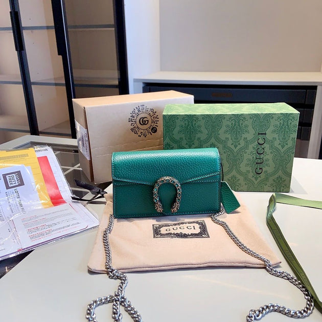 Gucci Mini Dionysus Double Box Packaging leather Bag – Glamourlyindia